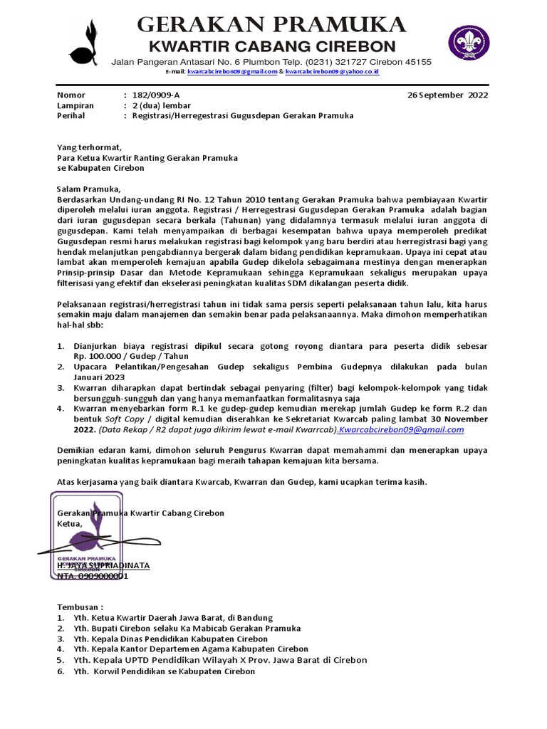 S182A 2022 Registrasi&Herregistrasi | PDF