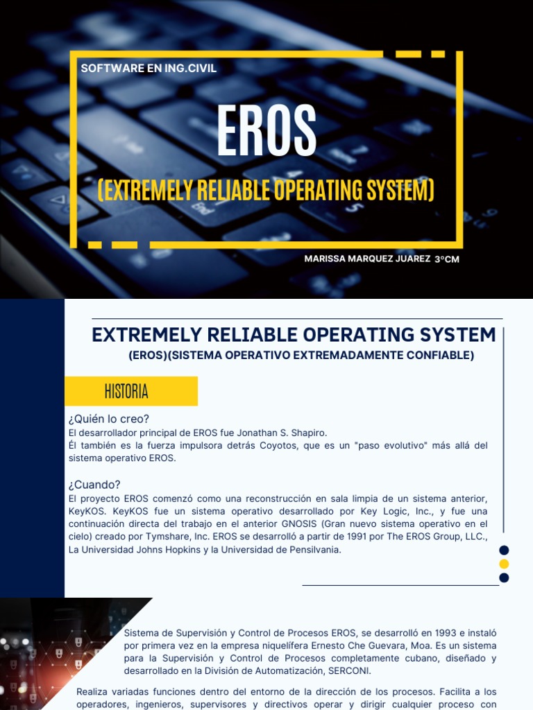 Sistema Operativo Eros | PDF