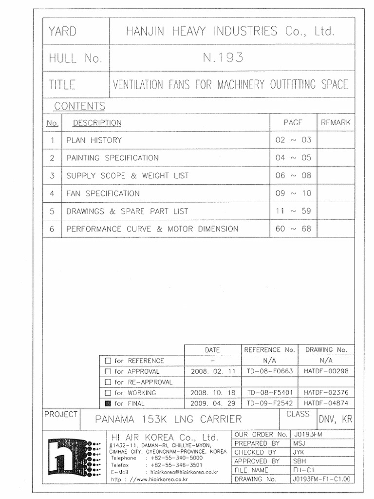 Mm-36 Er Fan Ventilation Fans (Final DWG.) | PDF