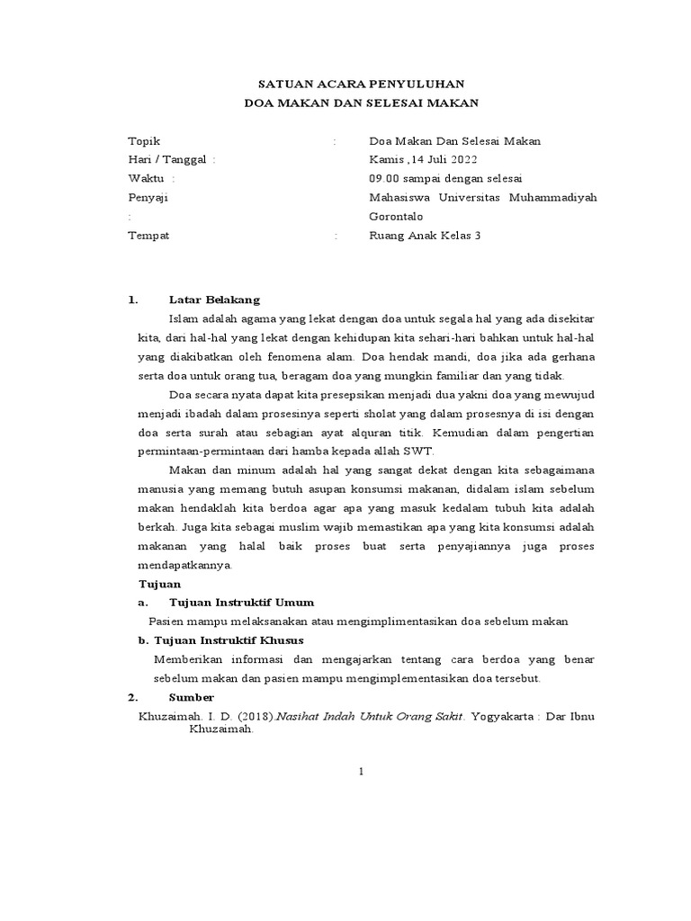 SAP Manfaat Ibadah Doa | PDF