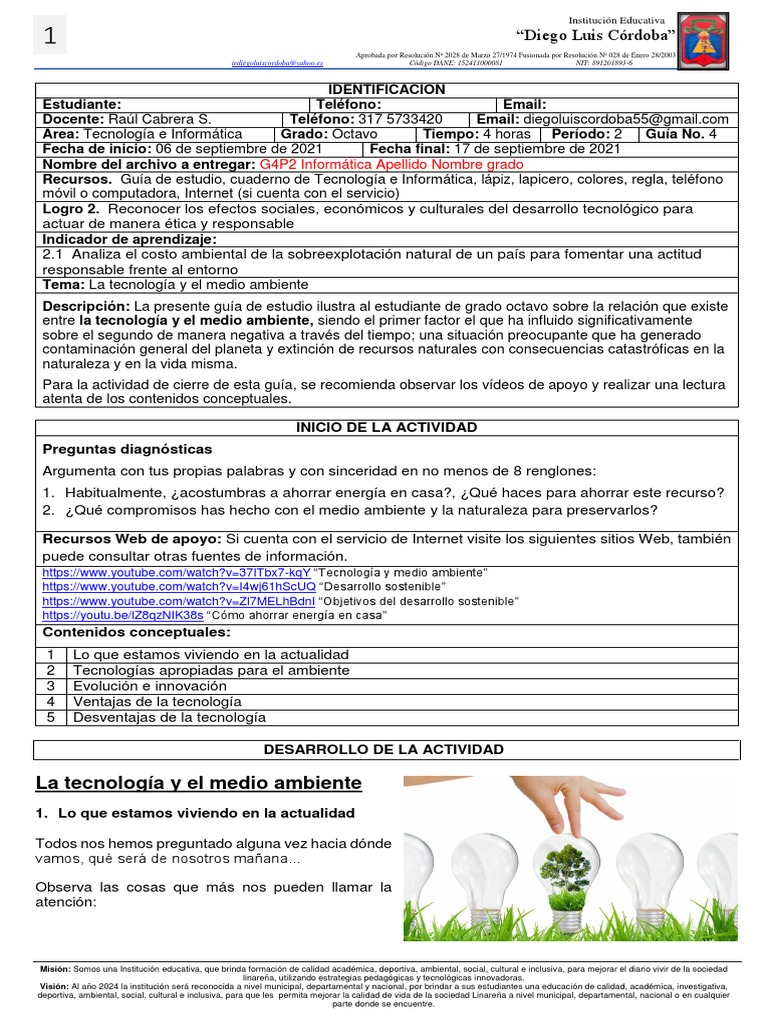 G4P2 Informatica 8 | PDF | Tecnología