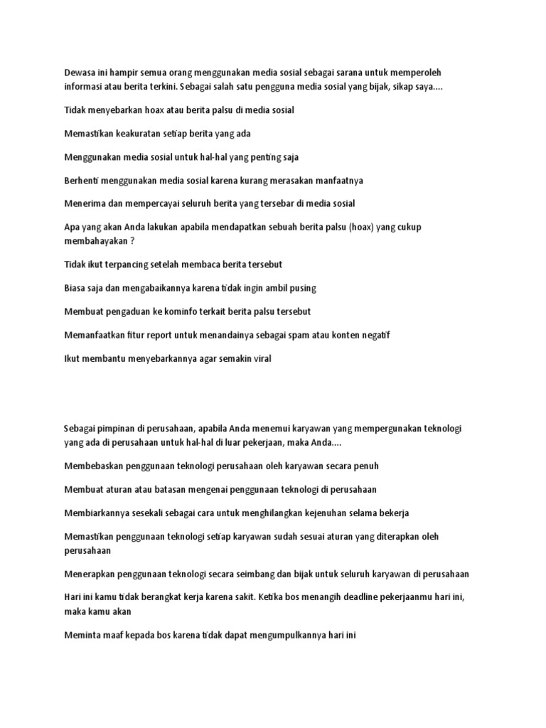 Soal TKP 10-05 | PDF