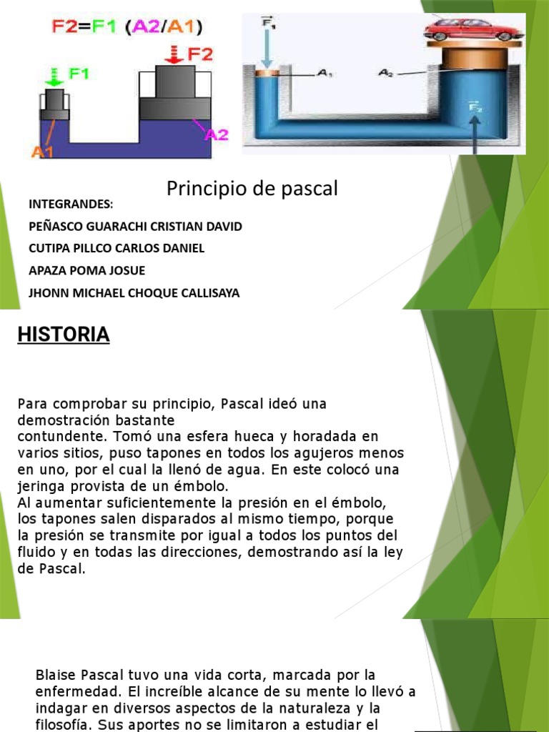 Principio de Pascal y su Impacto | PDF | Fuerza | Presión