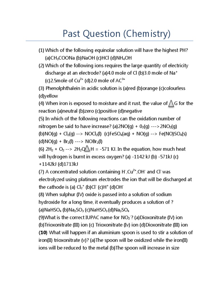 Chemistry | PDF | Teaching Methods & Materials | Technology & Engineering