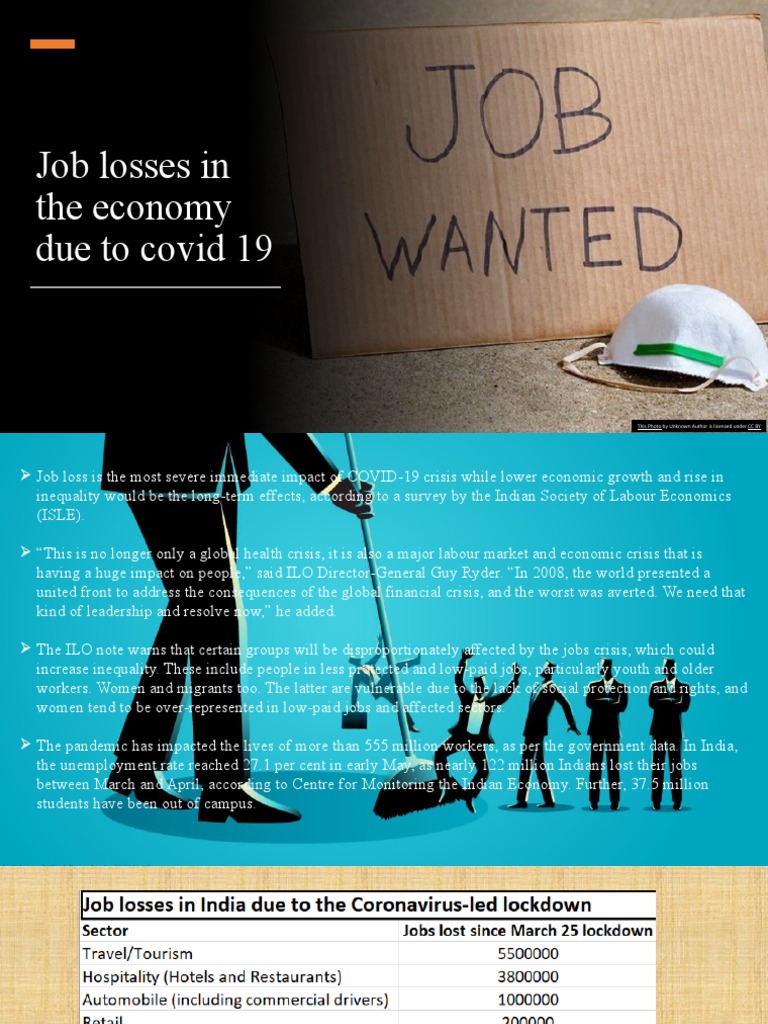 Job Losses in The Economy Due To Covid | PDF | Social Science