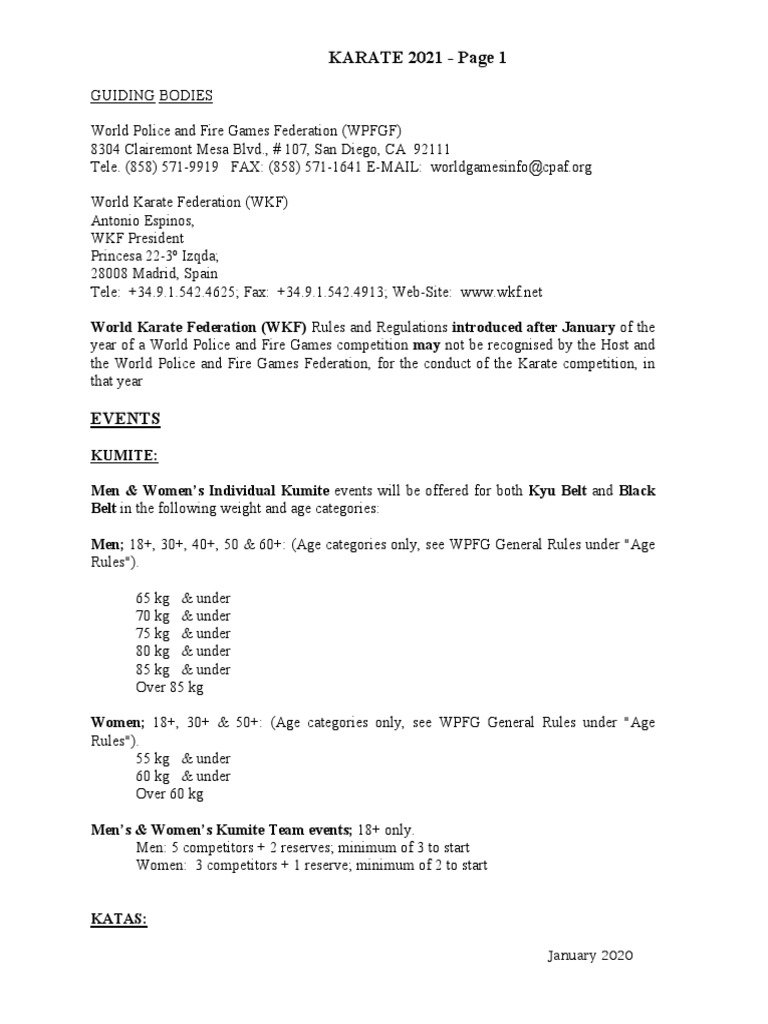 Karate | PDF | Karate | Referee