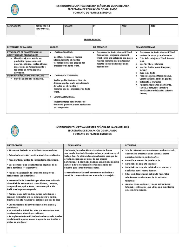 Inf 05 2020 | Descargar gratis PDF | Plan de estudios | Internet