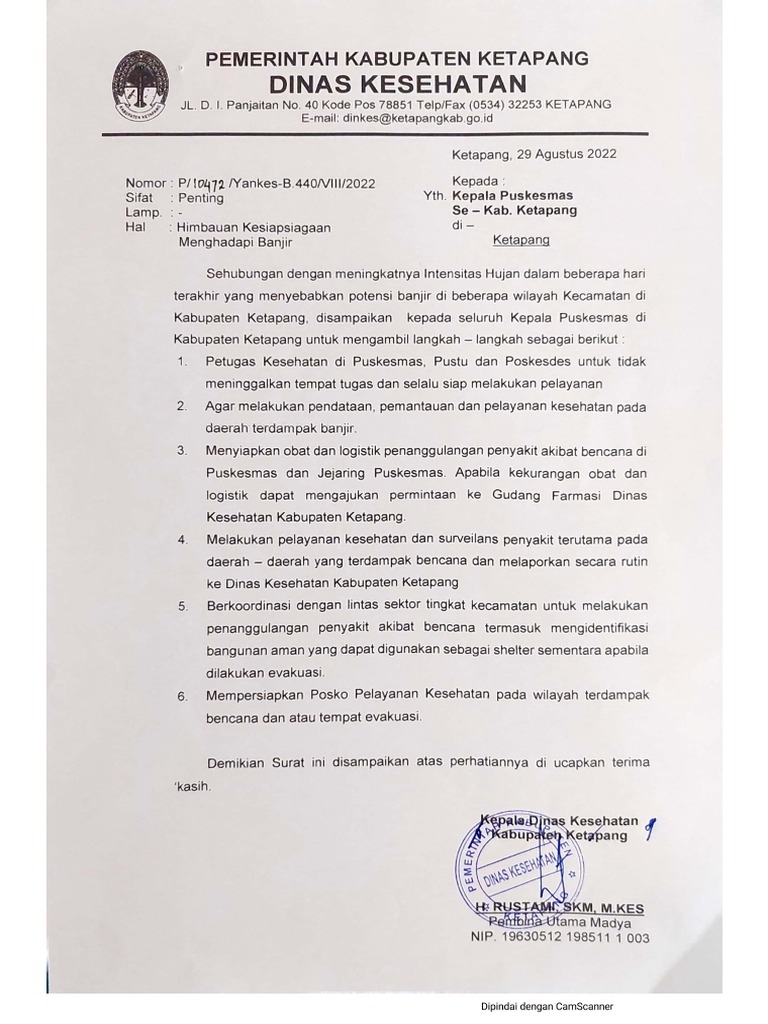 Surat Himbauan | PDF