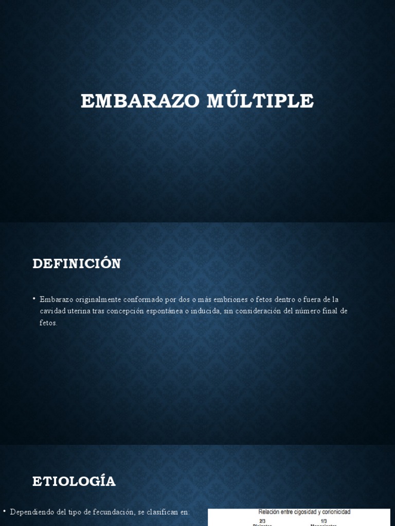 Embarazo Múltiple | PDF | El embarazo | Medicina