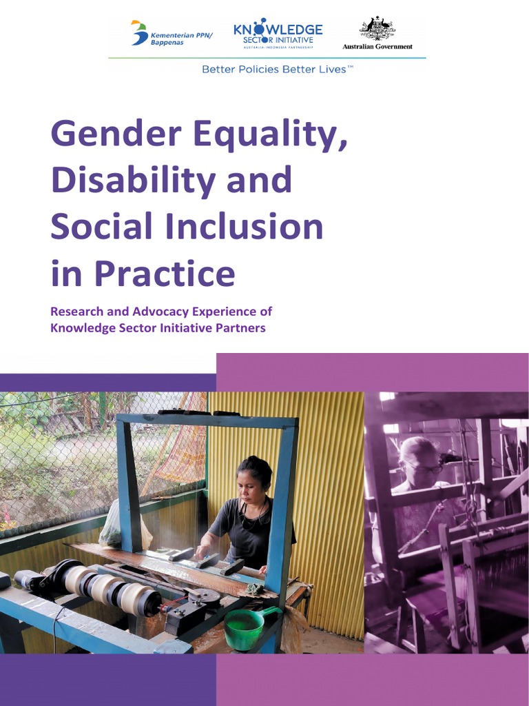 Gender Equality, Disability and Social Inclusion in Practice | PDF ...