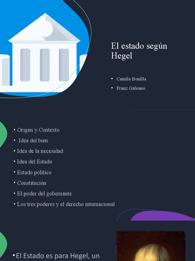 El Estado Según Hegel | PDF | Georg Wilhelm Friedrich Hegel | Estado (política)