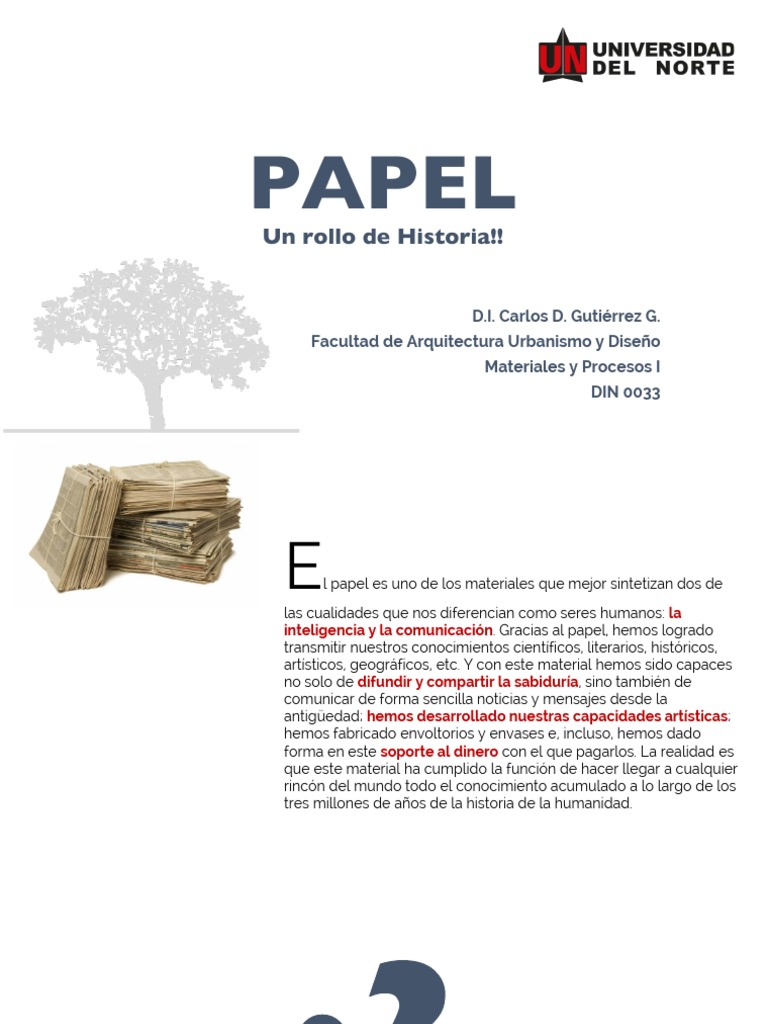 PAPELES | PDF | Papel | Materiales de impresión