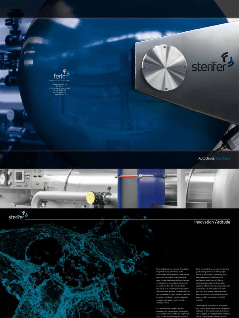 Ferlo Autoclaves Alimentacion | PDF