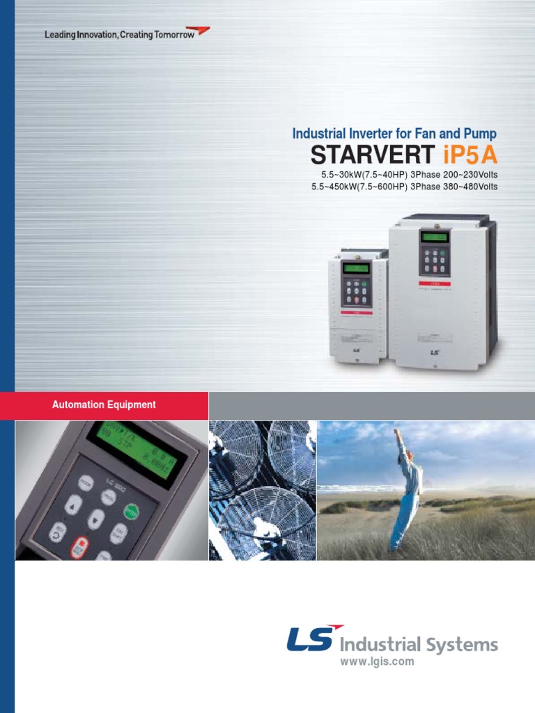 Tài liệu Biến tần LS IP5A | PDF | Power Inverter | Electric Motor
