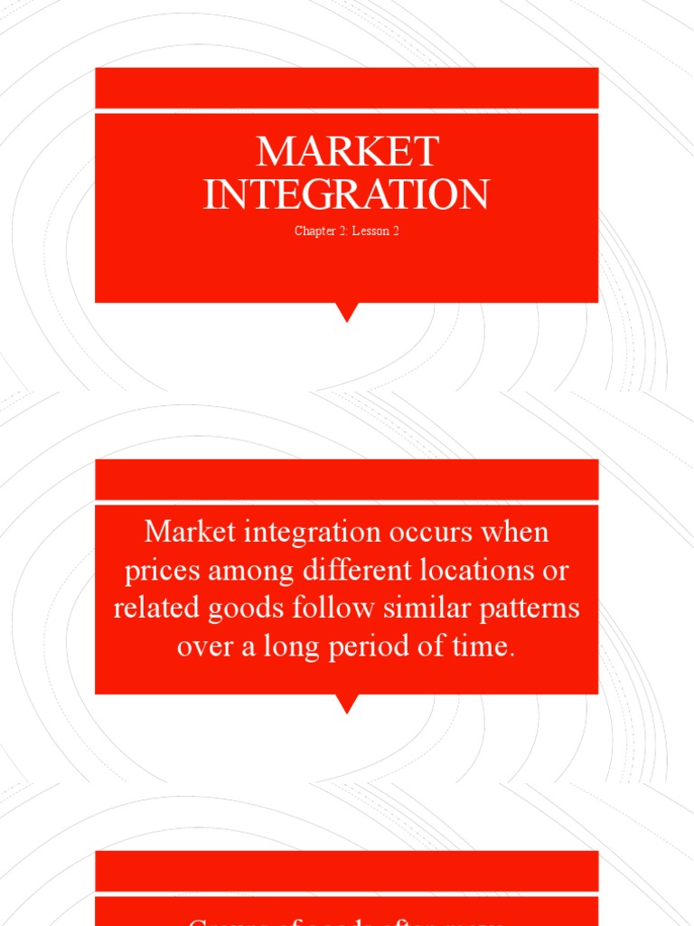 Understanding Market Integration Basics | PDF