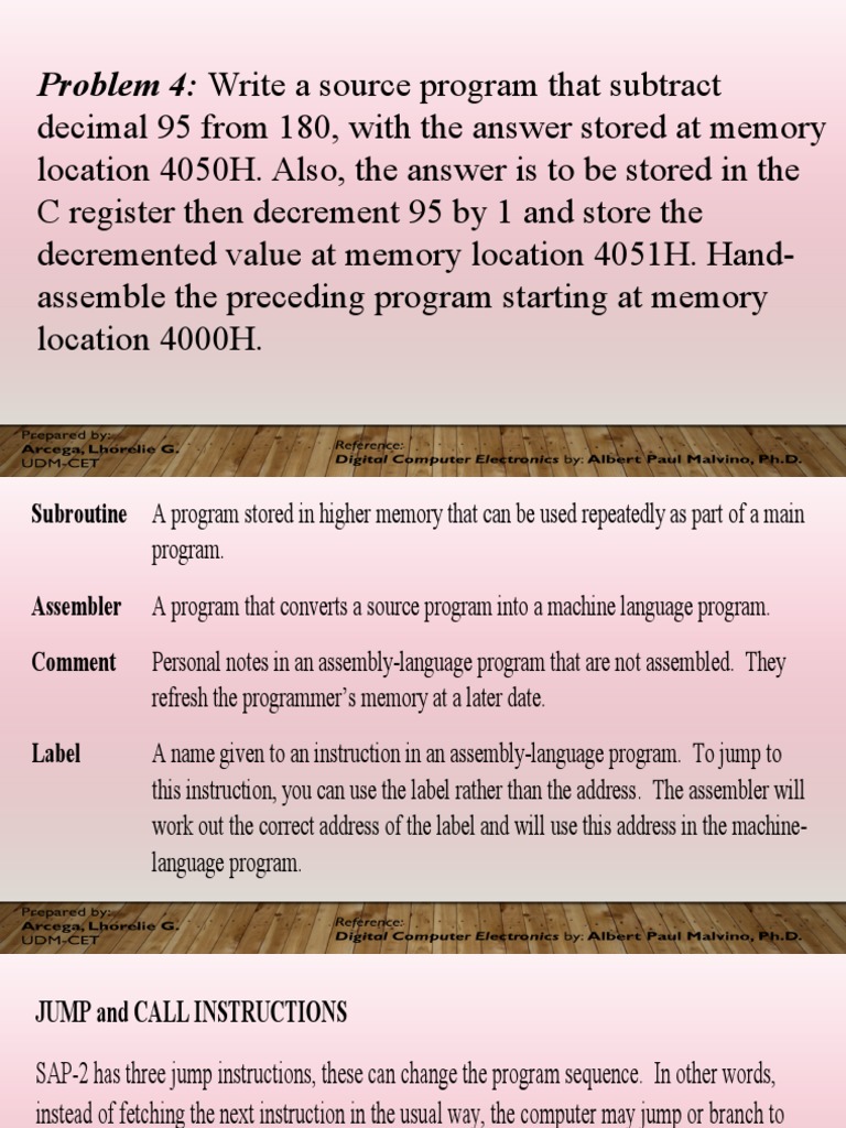 Sap 2 B | PDF | Assembly Language | Programming