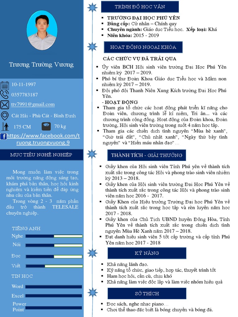 CV - Telesale - TTV | PDF