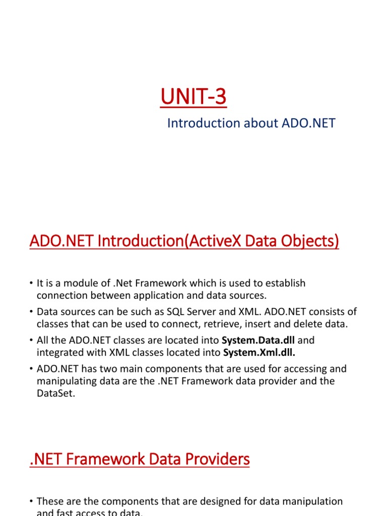 Unit - 3 - Database - Access | PDF