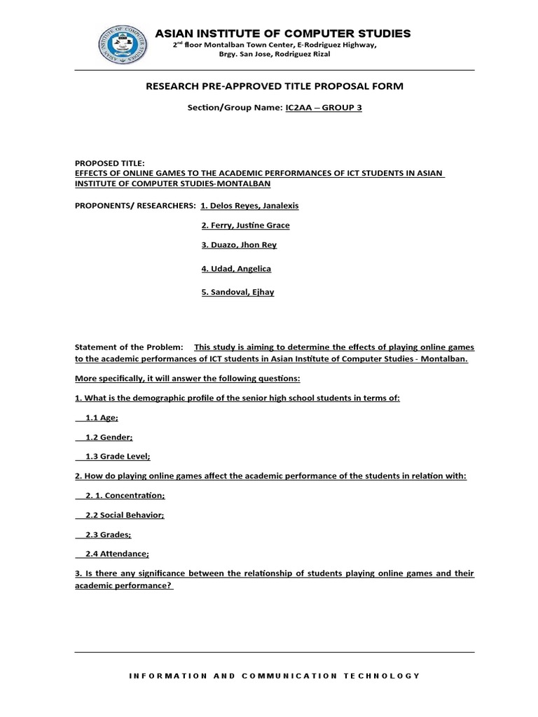 Group3_IC2AA_PRR2_TitleProposal_1 | PDF