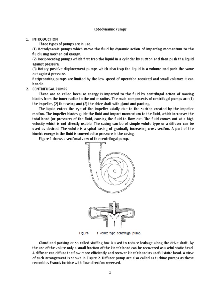 Rotodynamic Pumps | PDF