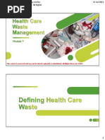 Health Care Waste Management Plan | PDF | Waste | Waste Management