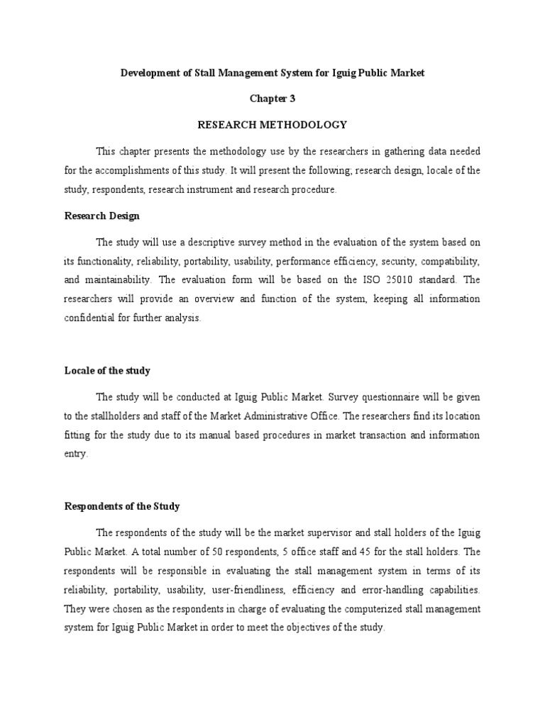 Chapter 3 Research Methodology | PDF