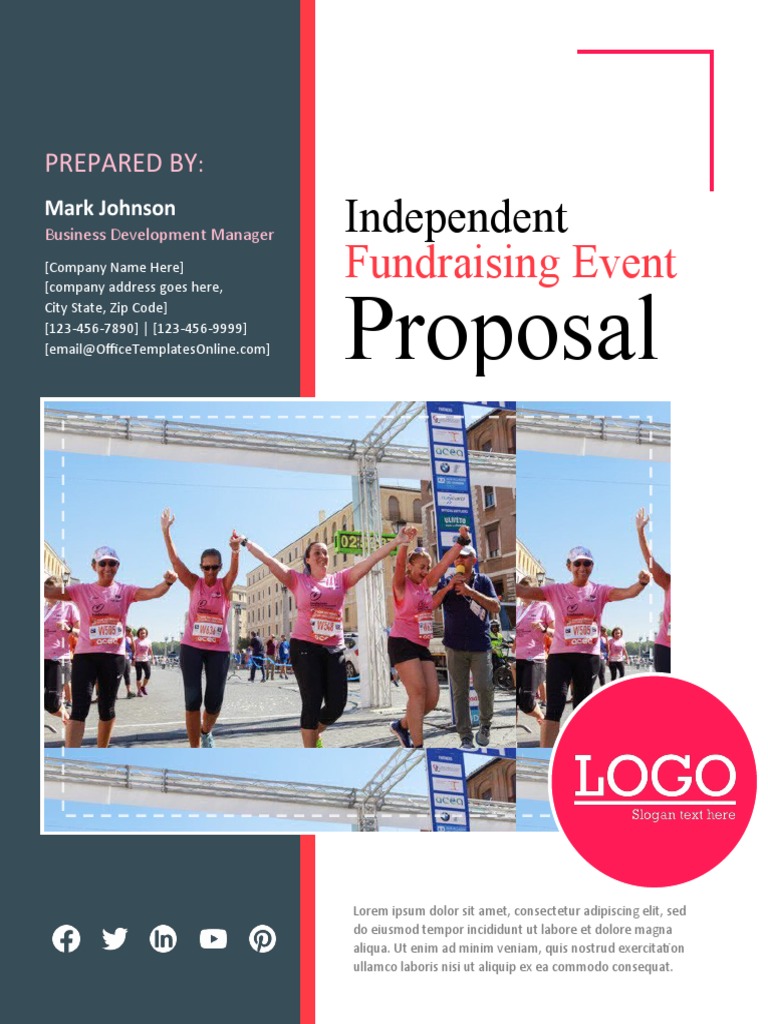 Fundraising Event Proposal Template | PDF | Fundraising | Underwriting