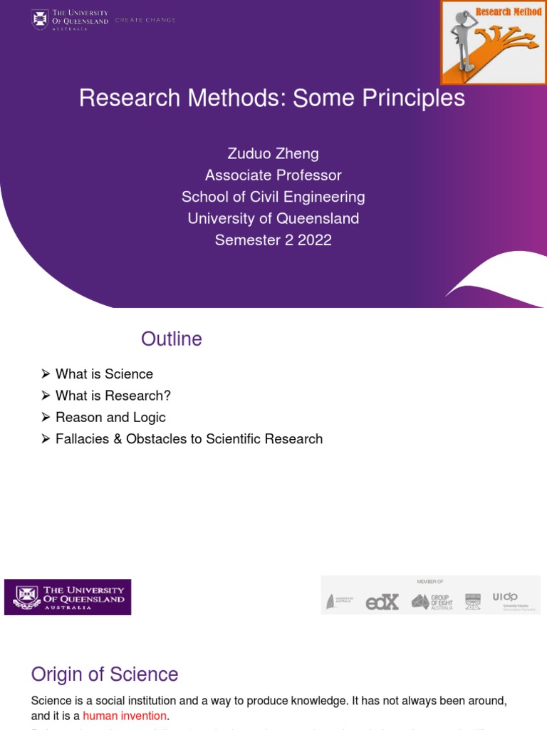 Lec1 - Research Methods Basics - Part I | PDF | Scientific Method | Science