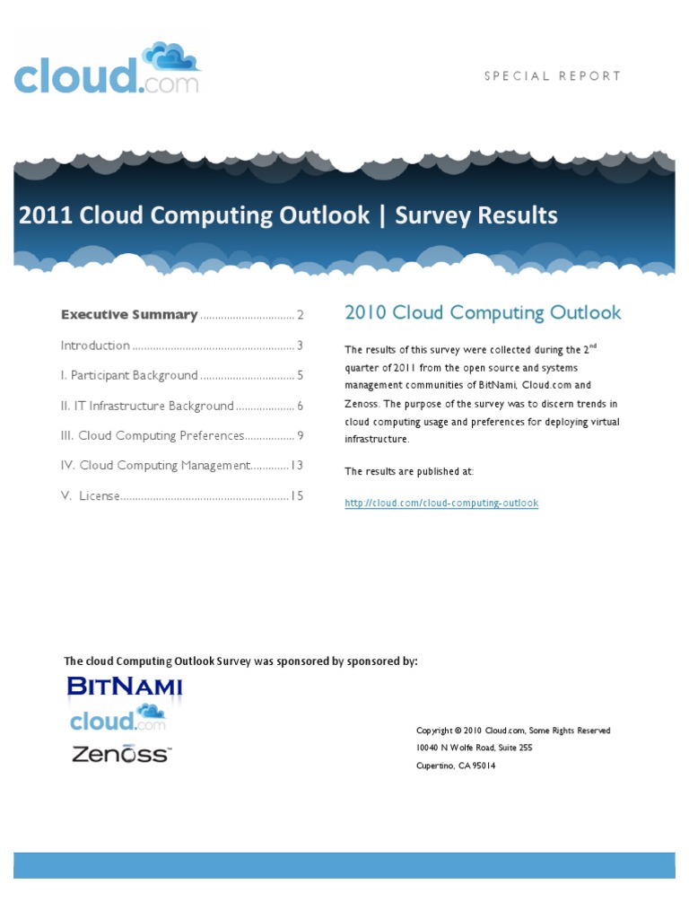 2010 Cloud Computing Outlook: Executive Summary ...