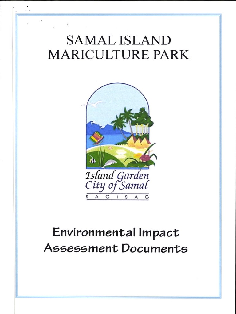 PDS Samal City Mariculture Park Project | PDF | Aquaculture | Oceans