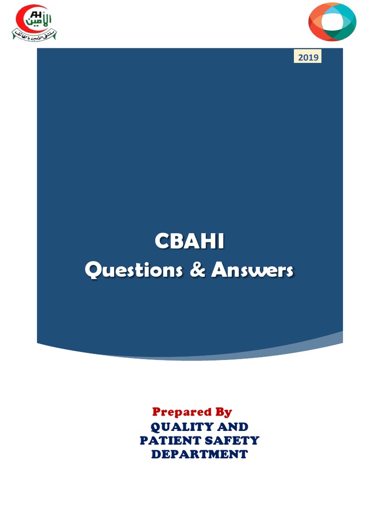 Cbahi Q &a - 220524 - 163932 2 | PDF | Hospital | Patient