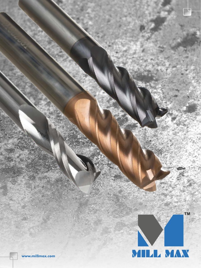 Mill Max END Mill Sizes PDF