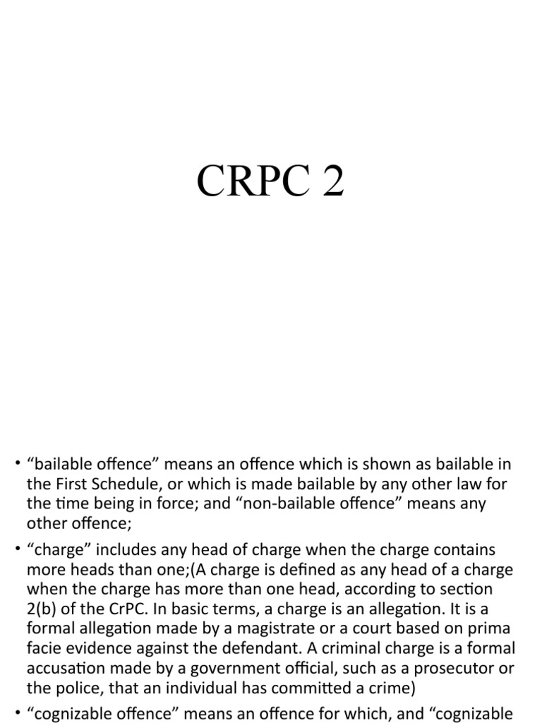 CRPC 2 | PDF