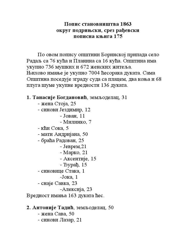 Popis 1863 | PDF