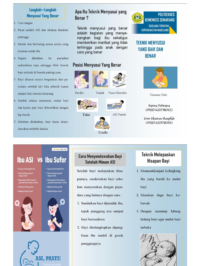 Leaflet Pijat Mermet & Oksitosin | PDF