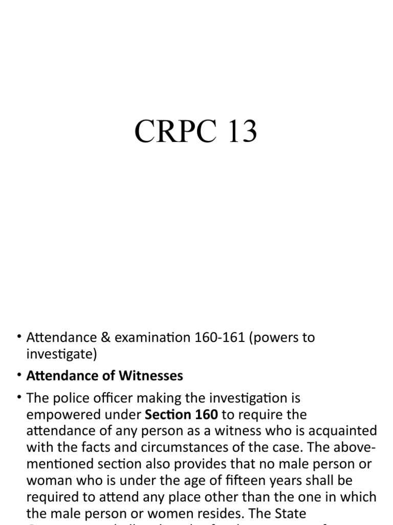 CRPC 13 | PDF | Remand (Detention) | Magistrate