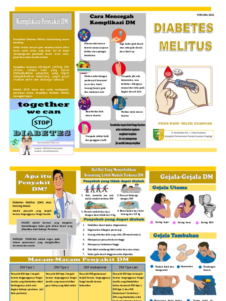 Leaflet Diabetes Melitus | PDF
