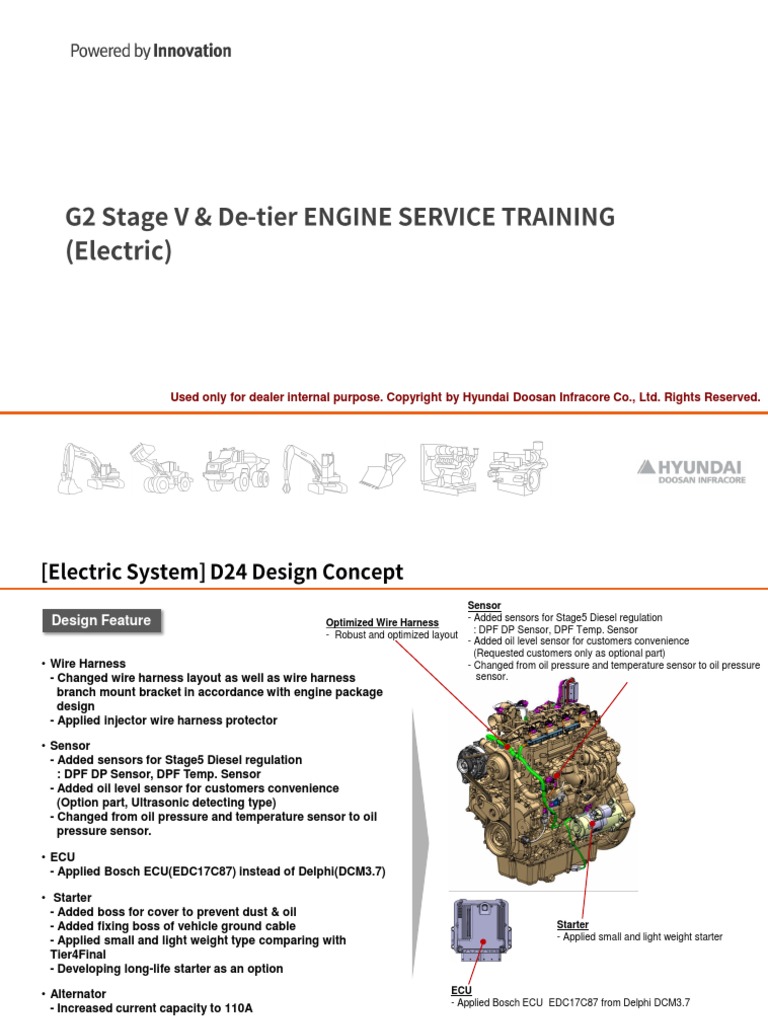 (Customer) G2 Stage V and LPG Engine Service Training - Electric | PDF | Diesel Engine | Vehicle ...