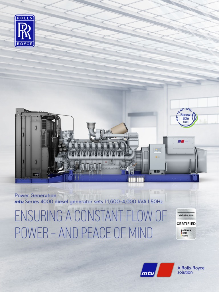 PowerGeneration S4000 Diesel Brochure | PDF | Electrical Grid | Diesel ...
