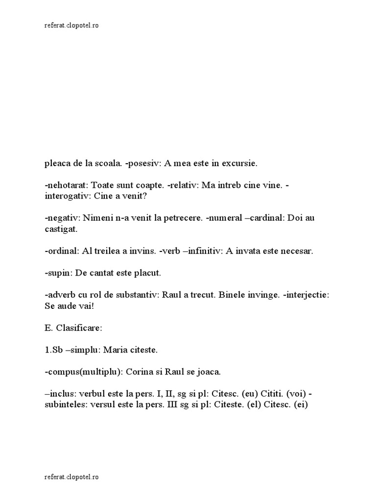 Partile de Propozitie | PDF