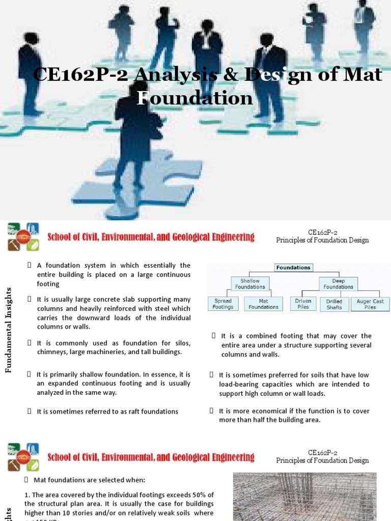 CE162P MODULE 2 LECTURE 4 Analysis & Design of Mat Foundation | PDF | Foundation (Engineering ...
