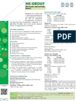 UltraTech PowerGrout NS1 Technical Data Sheet | PDF | Strength Of ...