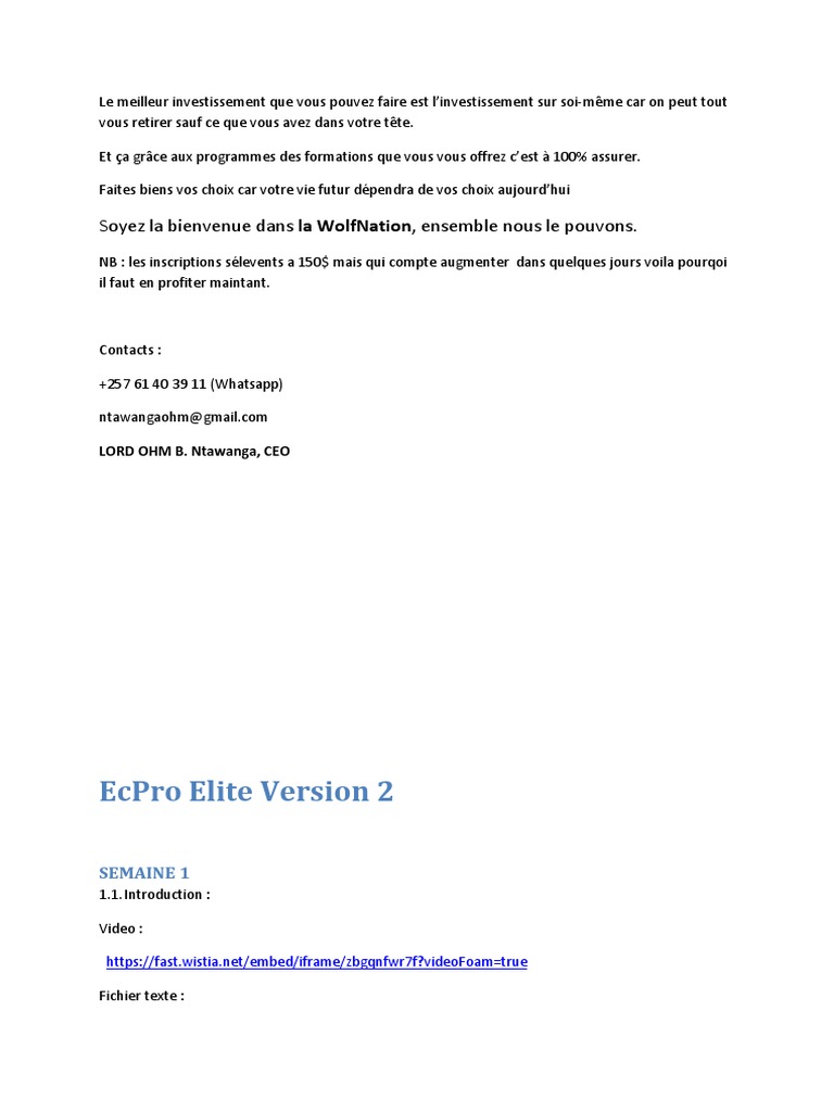 Ecpro Elite Ii | PDF