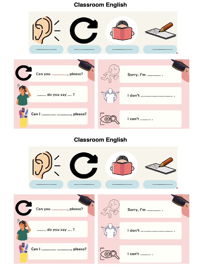 Classroom English Pdf