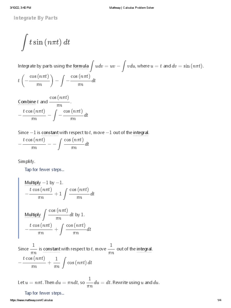 Mathway - Calculus Problem Solver | PDF | Calculus | Mathematical Analysis