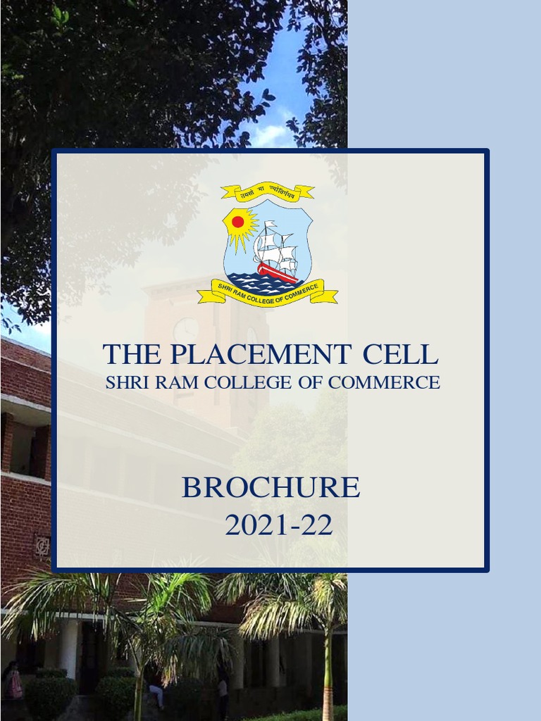 Srcc Placement Cell Brochure Pdf Economics Business