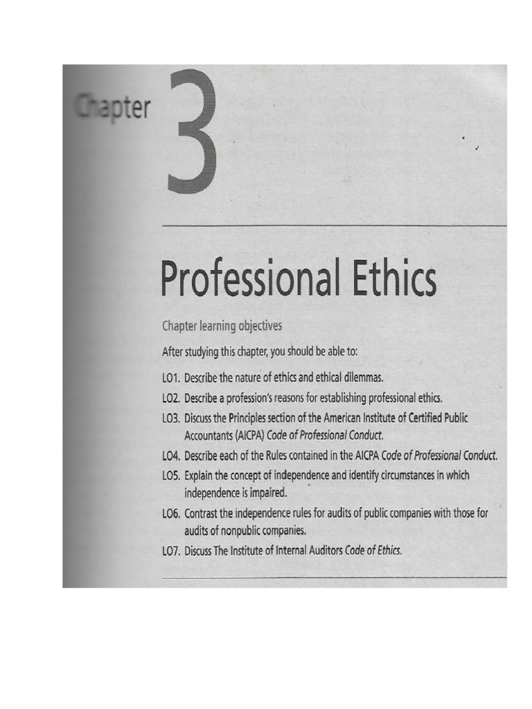 Part 3 Professional Ethics | PDF