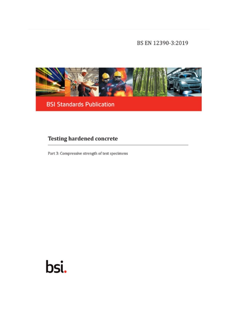 BS en 12390-3-2019 | PDF