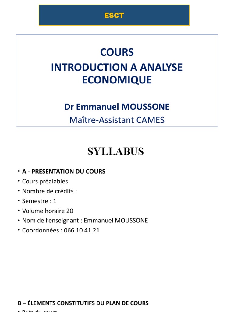 Cours D'analyse Economique V3 | PDF | Argent | Banques