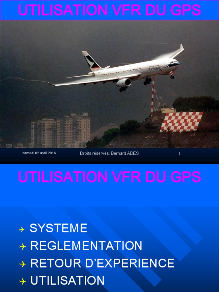 Utilisation VFR Du Gps - Original | PDF